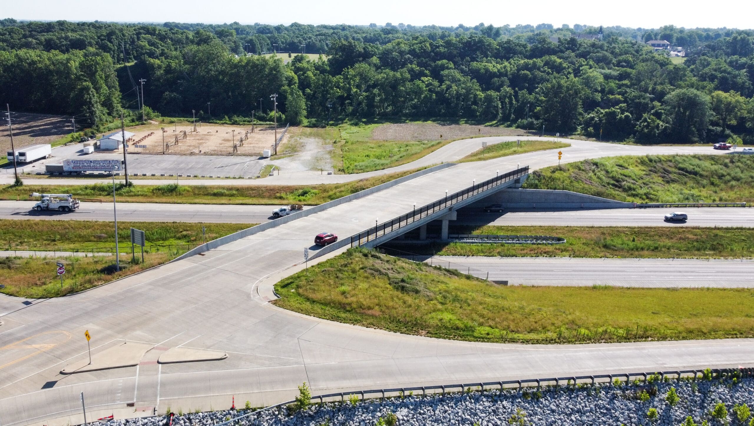 Route 61 Interchange at P & Piney- KCI ConstructionKCI Construction
