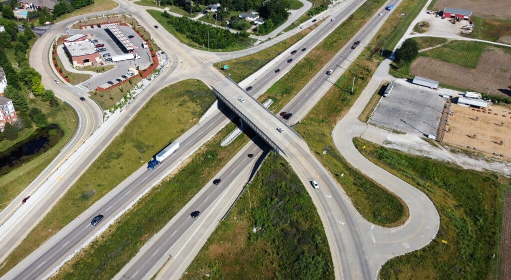 Route 61 Interchange at P & Piney- KCI ConstructionKCI Construction